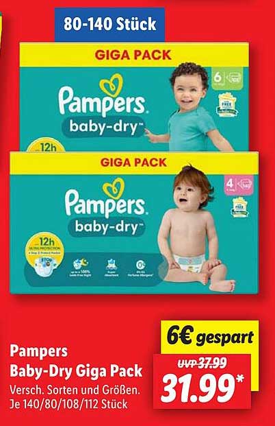 Pampers Angebot Lidl