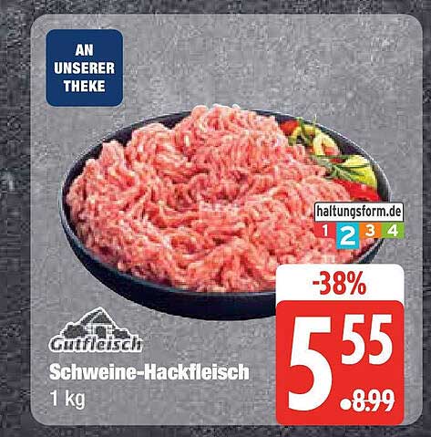 Schweine-Hackfleisch Angebot bei Edeka