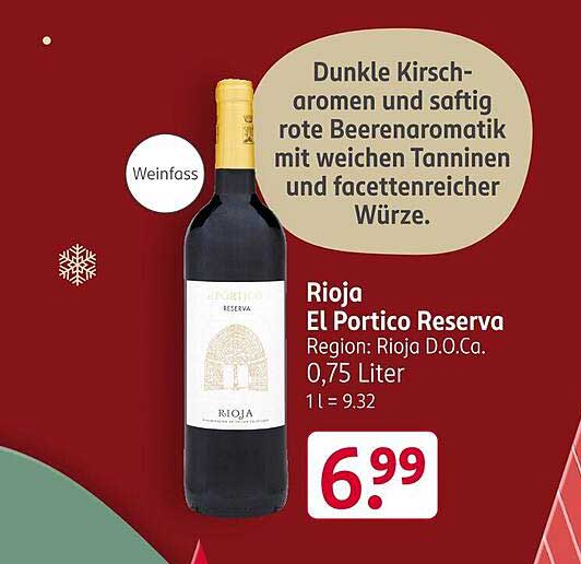 El Portico Reserva Angebot bei Rossmann