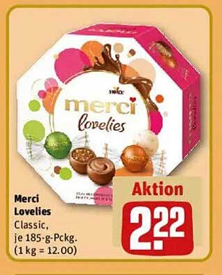 Merci Lovelies Angebot bei REWE Kaufpark - ProspektGuru.de