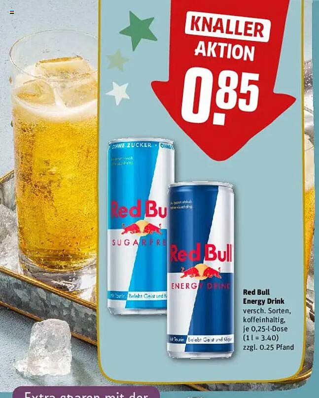 Red Bull Energy Drink Angebot bei REWE Kaufpark