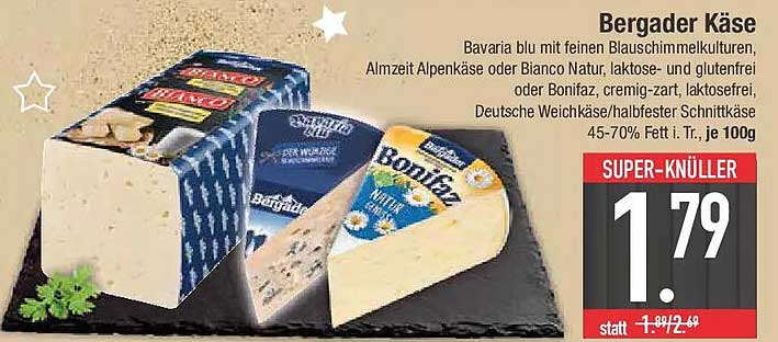 Bergader Käse – Cremig Und Vielfältig Angebot bei E-Center ...
