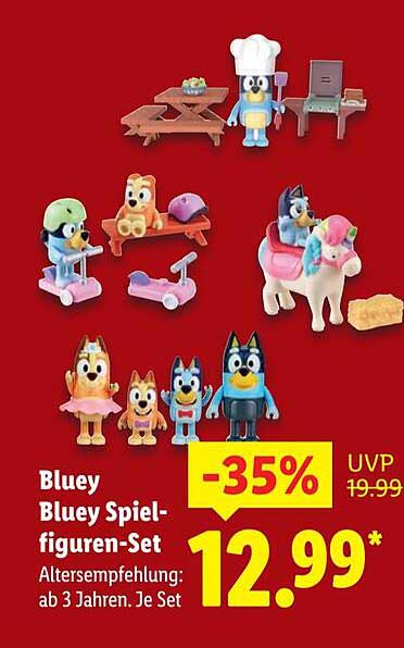 Bluey Bluey Spiel-Figuren-Set Angebot bei Lidl - ProspektGuru.de