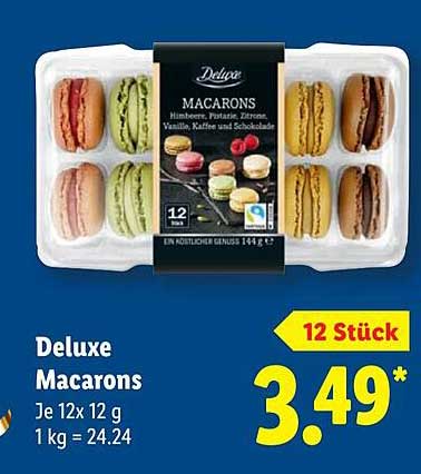 Deluxe Macarons Angebot bei Lidl - ProspektGuru.de