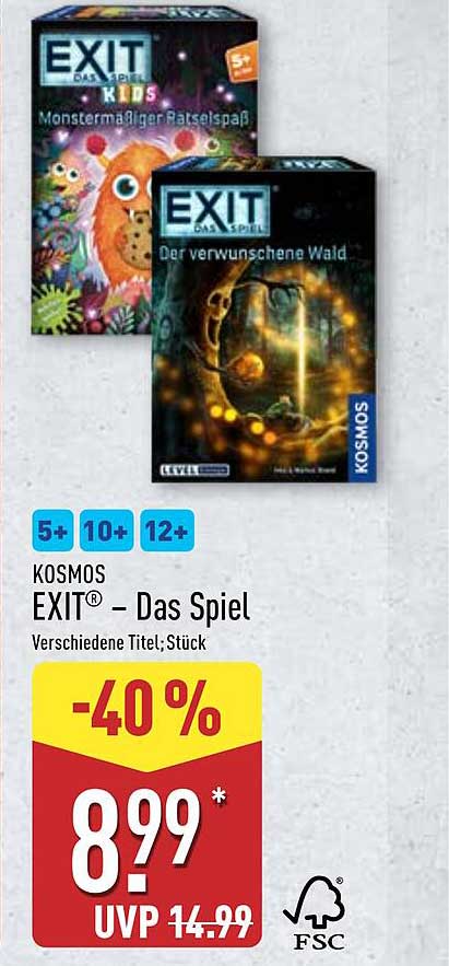Exit® – Das Spiel Angebot bei Aldi Nord - ProspektGuru.de