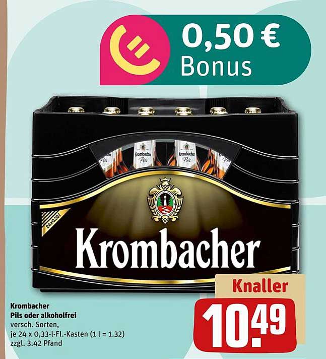 Wunderschöne Rewe Krombacher Angebot Aktuell Bild