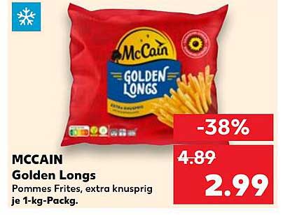 Mccain Golden Longs - 1 Kg Angebot bei Lidl - ProspektGuru.de