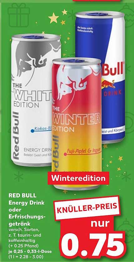 Faszinierend Kaufland Red Bull Preis Fotos