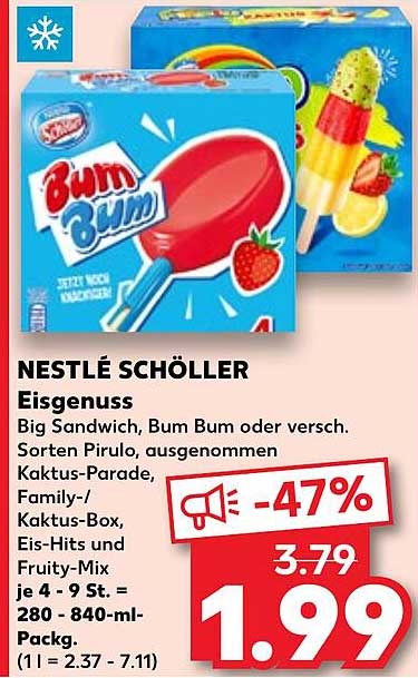 Nestlé Schöller Eisgenuss Angebot bei Kaufland - ProspektGuru.de