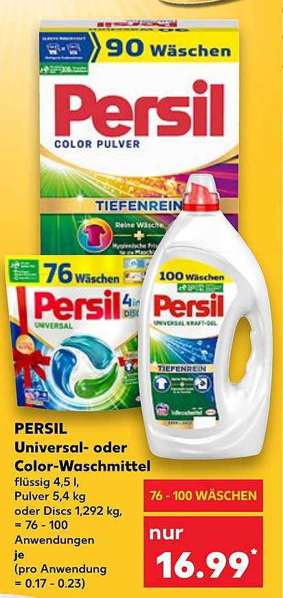 Persil Color Pulver Angebot bei Kaufland
