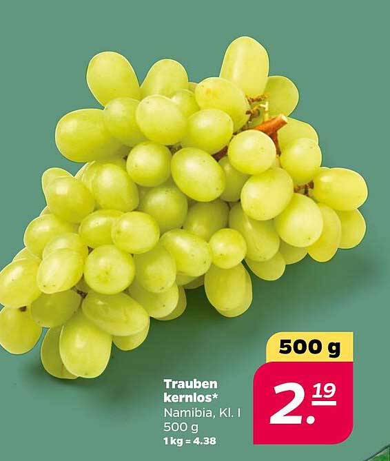 Trauben Kernlos* Angebot bei NETTO - ProspektGuru.de