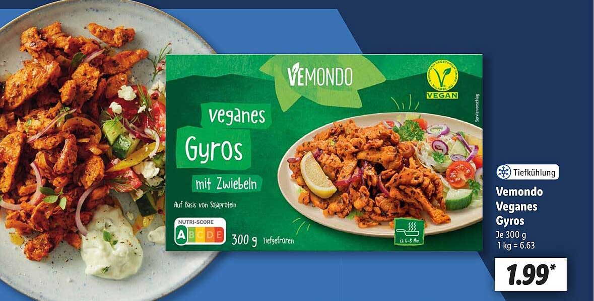 Vemondo Veganes Gyros Angebot bei Lidl - ProspektGuru.de