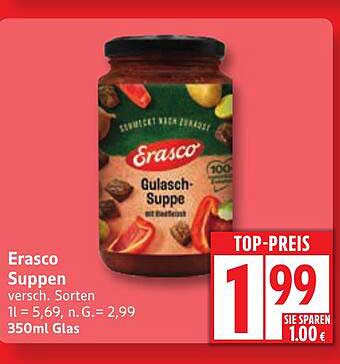 Erasco Suppen Versch. Sorten Angebot bei Edeka - ProspektGuru.de