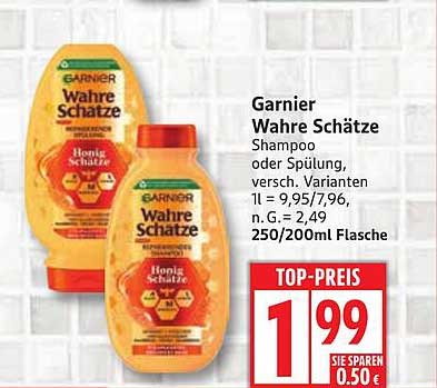 Garnier Wahre Schätze Shampoo Oder Spülung Verschiedene Varianten 250 ...