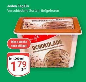 Jeden Tag Eis Verschiedene Sorten, Tiefgefroren Angebot bei Globus ...