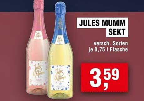Jules Mumm Sekt Angebot bei Handelshof - ProspektGuru.de