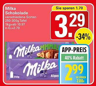 Milka Tafel Angebot bei Aldi Nord - ProspektGuru.de