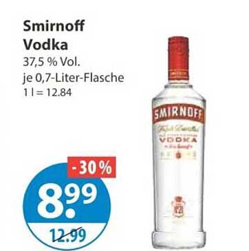 Smirnoff Vodka · 37,5% Vol. 0,7-L-Flasche Angebot bei METRO ...