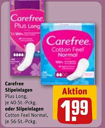 Carefree Slipeinlagen Angebot bei REWE