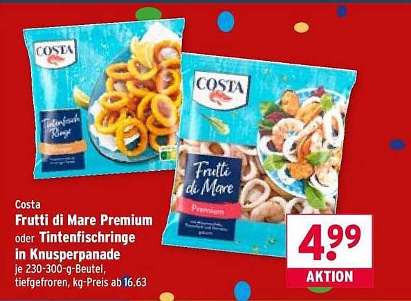 Frutti Di Mare Premium Oder Tintenfischringe In Knusperpanade Angebot ...