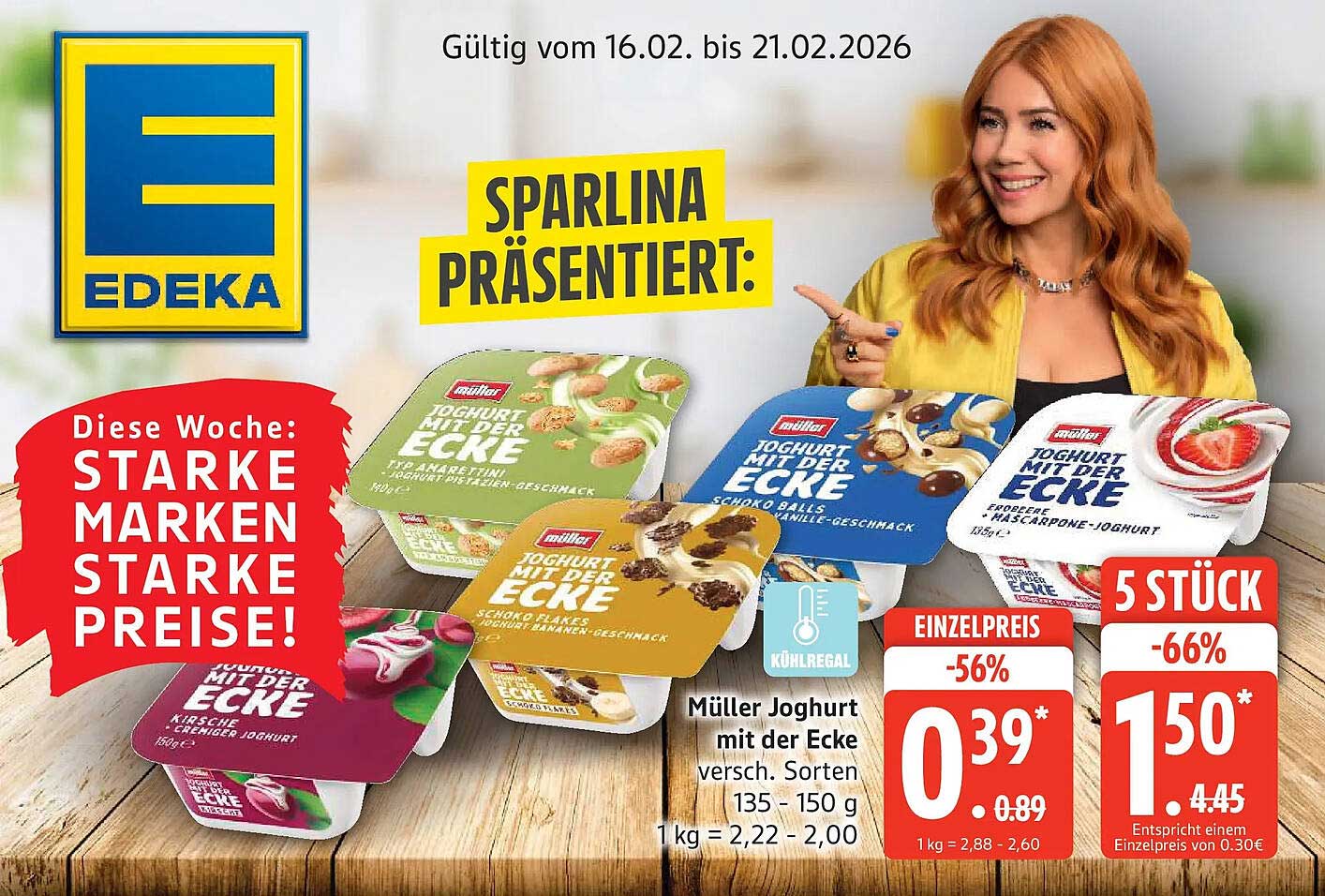 Müller Joghurt Mit Der Ecke Verschieden. Sorten 135 - 150 G Angebot bei ...