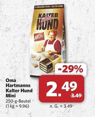 Oma Hartmanns Kalter Hund Mini Angebot bei Combi - ProspektGuru.de