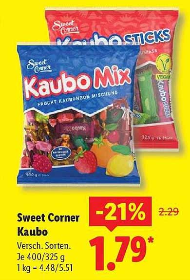 Sweet Corner Kaubo Angebot bei Lidl - ProspektGuru.de