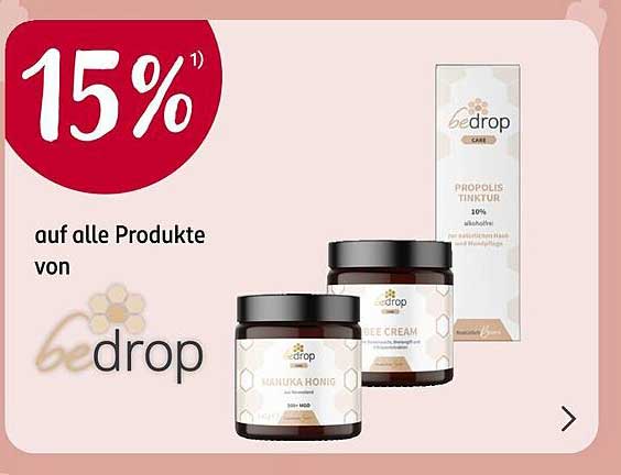 Be Drop Manuka Honig Be Drop Bee Cream Be Drop Propolis Tinktur Angebot ...