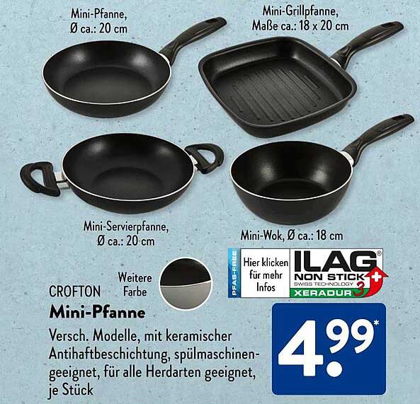 Crofton Mini-Pfanne Angebot bei Aldi Süd - ProspektGuru.de