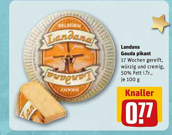Landana Gouda Pikant Angebot bei REWE - ProspektGuru.de