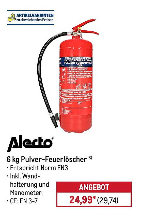 Feuerloscher 6 Kg