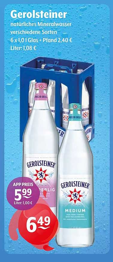 Wunderbar Gerolsteiner Angebot In Meiner Nãhe Bilder