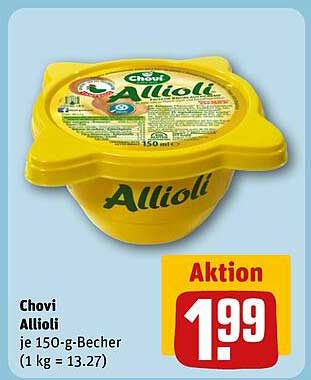 Choví Allioli Angebot bei REWE Center - ProspektGuru.de