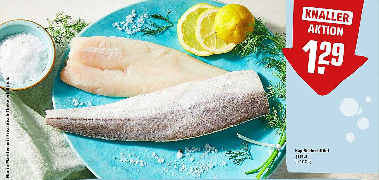 Kap-Seehechtfilet Angebot bei REWE Center
