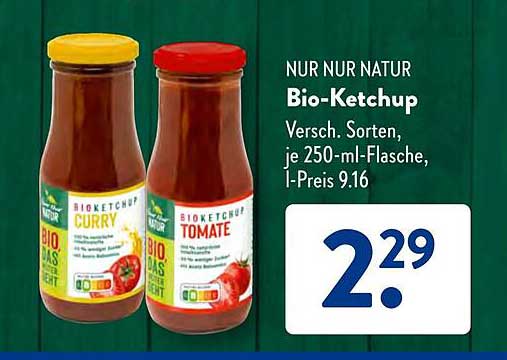 Bio-Ketchup Angebot bei Aldi Süd - ProspektGuru.de