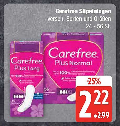Carefree Slipeinlagen Angebot bei Marktkauf - ProspektGuru.de