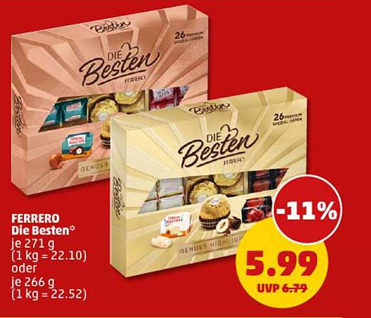 Ferrero Die Besten* Angebot bei Penny - ProspektGuru.de