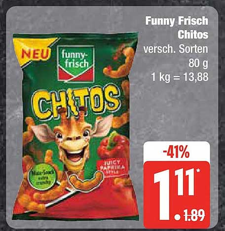 Funny Frisch Chitos Angebot bei Marktkauf