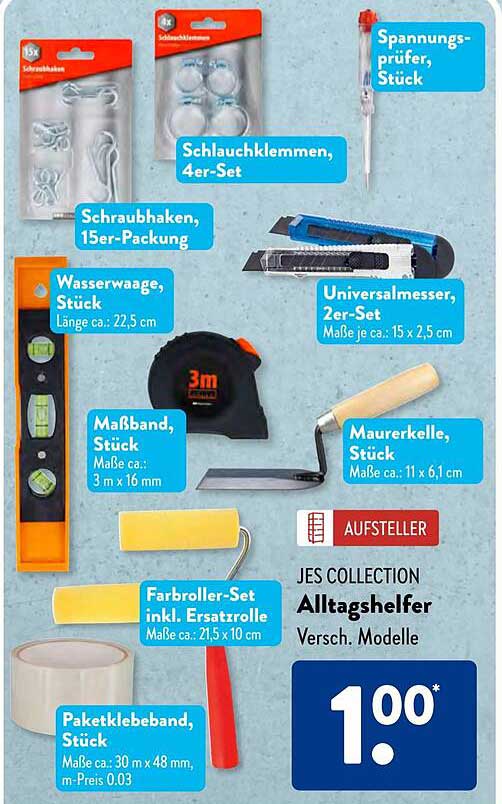 Jes Collection Alltagshelfer Angebot bei Aldi Süd