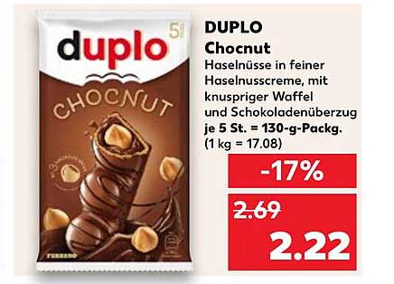 Dupo Chocnut Angebot bei Kaufland