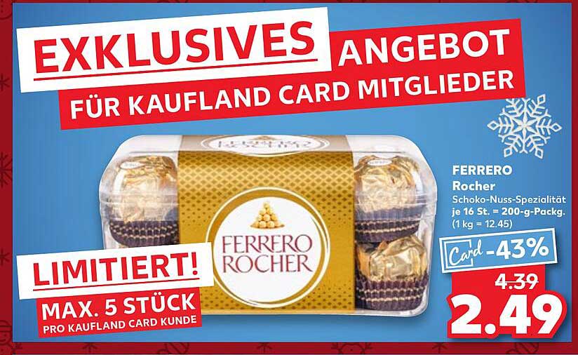 Ferrero Rocher Angebot bei Kaufland - ProspektGuru.de