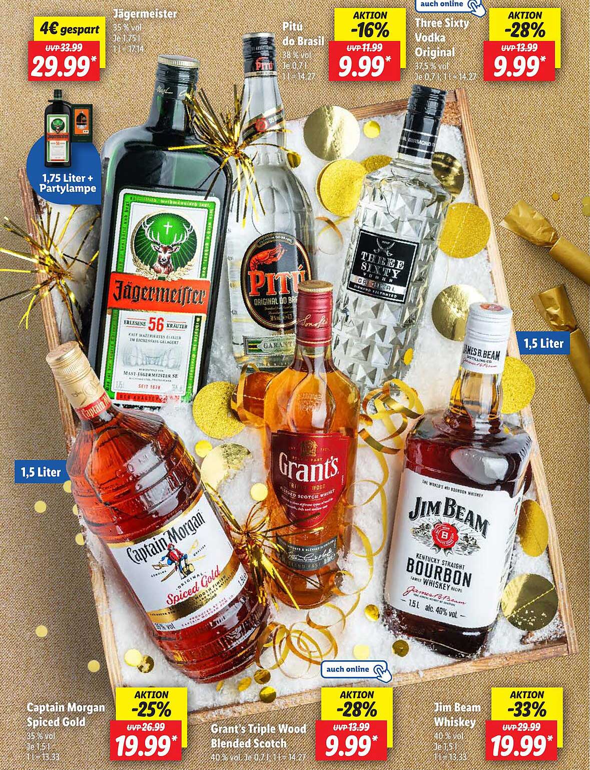 Jägermeister Pitu Do Brasil Three Sixty Vodka Original Captain Morgan ...