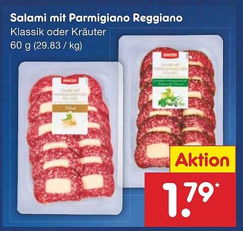 Salami Mit Parmigiano Reggiano Angebot bei Netto Marken-Discount ...