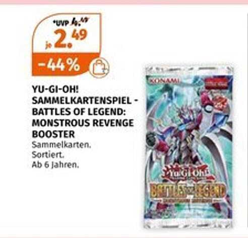 Yu-Gi-Oh! Sammelkartenspiel - Battles Of Legend: Monstrous Revenge Booster Angebot bei Müller