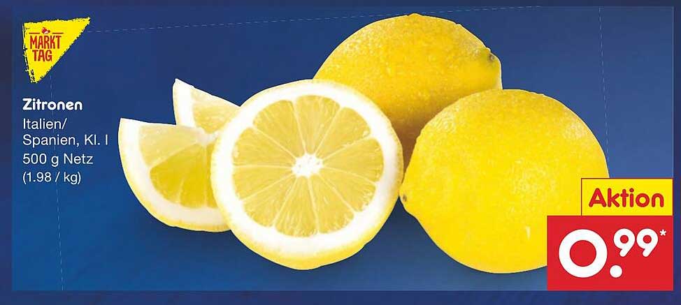 Zitronen Angebot bei Netto Marken-Discount