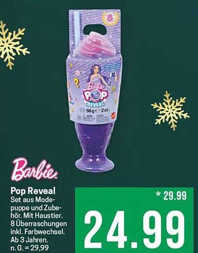 Barbie Pop Reveal Set - Modepuppe Und Zubehör Angebot bei Marktkauf ...