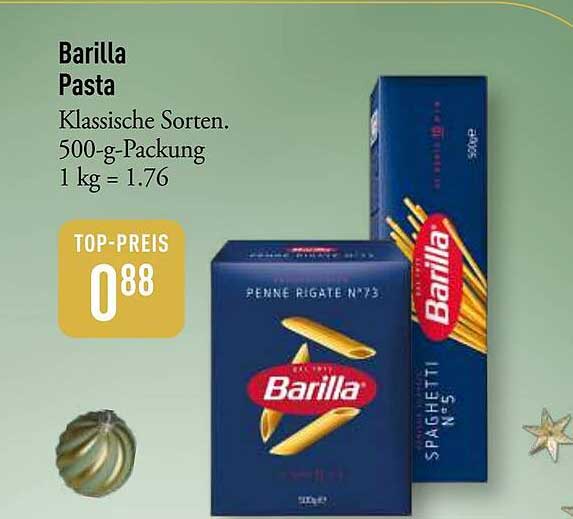 Barilla Pasta Verschiedene Sorten Je 500-G-Packung Angebot bei V-Markt ...