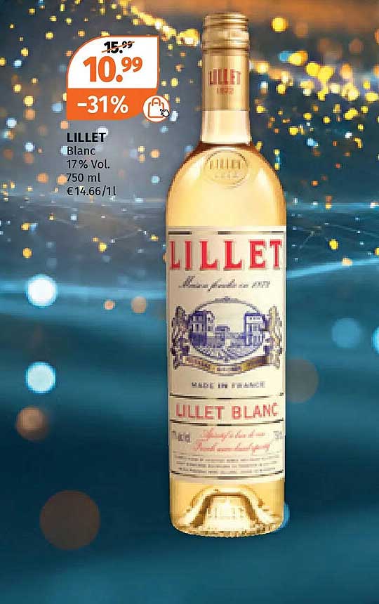 Lillet Blanc 17% Vol. - 750 Ml Angebot bei Müller - ProspektGuru.de