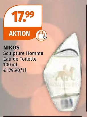 Nikos Sculpture Homme Eau De Toilette 100 Ml Angebot bei Müller ...