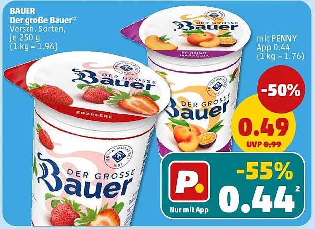 Bauer Der Große Bauer* Versch. Sorten, Je 250 G (1 Kg = 1,96) Angebot ...